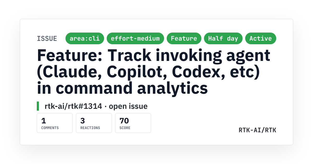 Feature: Track invoking agent (Claude, Copilot, Codex, etc) in command ...
